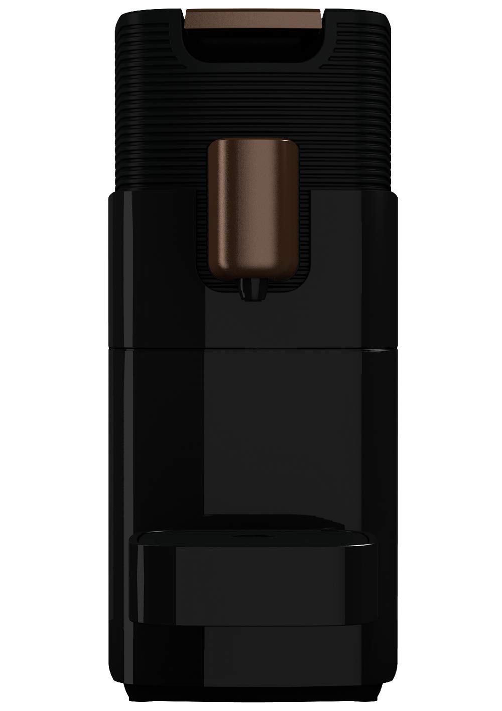 K-FEE® ONE Single Serve Pods Coffee, Espresso, Milk Machine (Black/Copper) | Mill Coffee and Starbucks® Verismo* Compatible