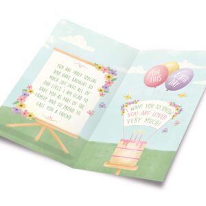 Prime Greetings Happy Birthday Card For Daughter-In-Law, Made in America, Eco-Friendly, Thick Card Stock with Premium Envelope 5in x 7.75in, Packaged in Protective Mailer