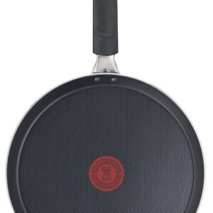 Tefal B55509 Easy Cook and Clean Crepe Pan 25 cm | Non-Stick Coating | Safe | Thermal Signal | Stable Base | Ideal Shape | Healthy Cooking | Black