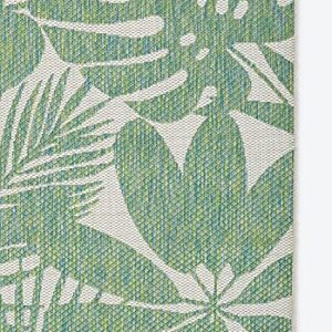 Novogratz by Momeni Villa Salerno Green Indoor/Outdoor Area Rug 2' X 3'