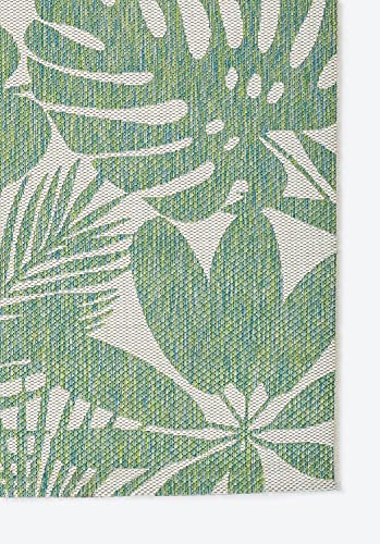 Novogratz by Momeni Villa Salerno Green Indoor/Outdoor Area Rug 2' X 3'