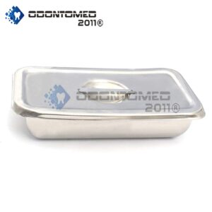 OdontoMed2011 Medium Instrument Tray + Lid Tattoo/Piercing 8"x4"x2" Dental Instruments Kitchen Goods Organizer DN-2227