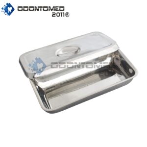 OdontoMed2011 Medium Instrument Tray + Lid Tattoo/Piercing 8"x4"x2" Dental Instruments Kitchen Goods Organizer DN-2227