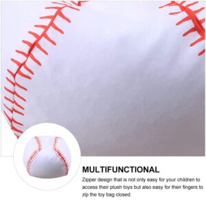 NUOBESTY Soft Stuffed Chair Storage Bean Bag Chair Cover Plush Toy Chair Baseball Bag Chair Room Furniture