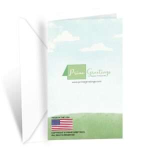 Prime Greetings Happy Birthday Card For Daughter-In-Law, Made in America, Eco-Friendly, Thick Card Stock with Premium Envelope 5in x 7.75in, Packaged in Protective Mailer