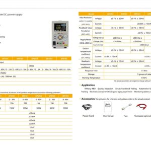 DC Power Supply OWON SP6101 1 Channel MAX 150W Output Power Supply 60V 10A