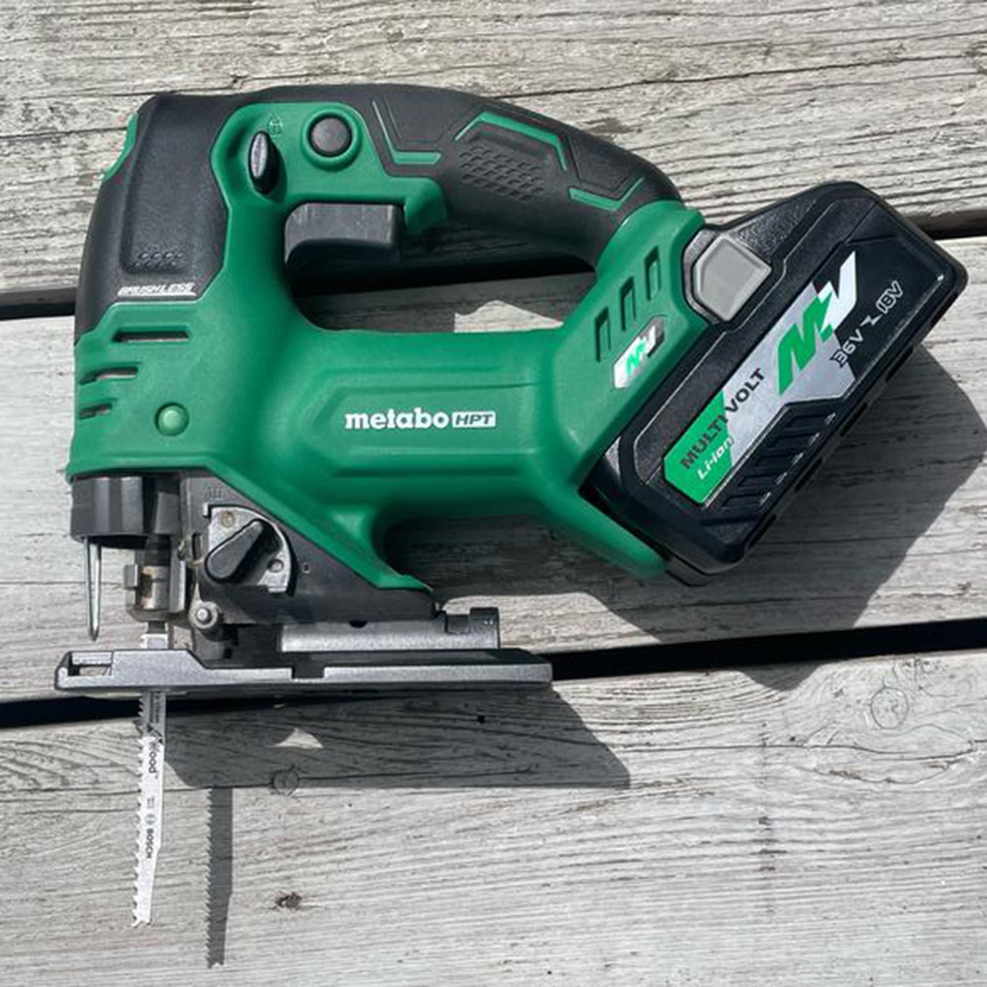 Metabo HPT 36V MultiVolt Jig Saw | Brushless Motor | Tool Body Only | CJ36DAQ4, Green