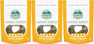 oxbow 3 pack of natural science urinary support wafers for small pets, 4.2 ounces each, made in the usa3