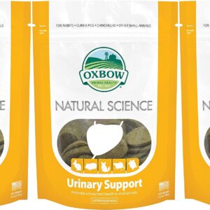 Oxbow 3 Pack of Natural Science Urinary Support Wafers for Small Pets, 4.2 Ounces Each, Made in The USA3