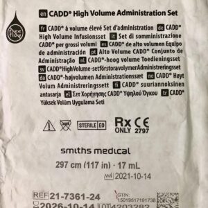 CADD High Volume Administration Set 21-7361-24