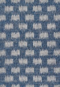 novogratz by momeni villa turin blue indoor/outdoor area rug 2' x 10' runner