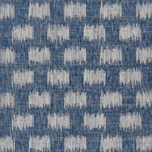 Novogratz by Momeni Villa Turin Blue Indoor/Outdoor Area Rug 2' X 10' Runner