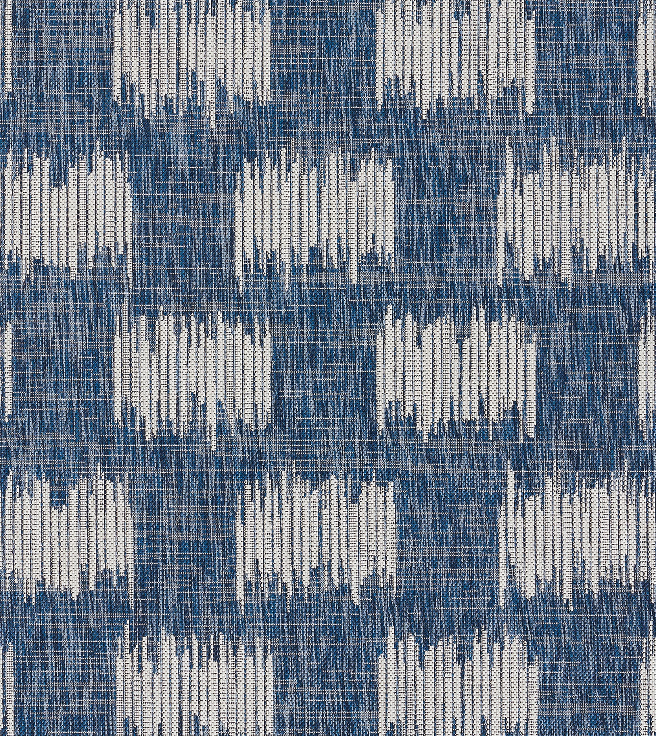 Novogratz by Momeni Villa Turin Blue Indoor/Outdoor Area Rug 2' X 10' Runner