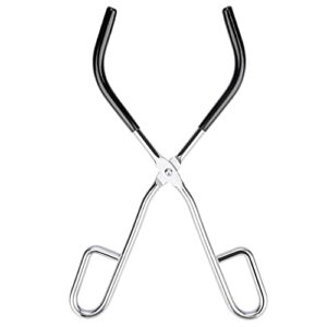 stonylab beaker tongs, laboratory beaker clamp beaker tongs with plastic coated jaws, 10 inches length