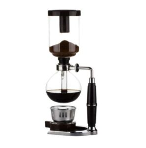 japanese style siphon coffee maker tea siphon pot vacuum coffeemaker glass type coffee machine filter kahve makinas 3cup 5cup (3cup)