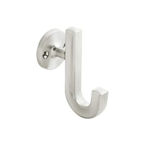 hickory hardware h077888sn-5b woodward collection hook 1-1/8 inch center to center satin nickel finish (5-pack)