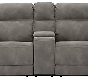 Signature Design by Ashley Next-Gen DuraPella Love Seats, Slate