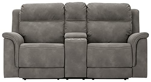 Signature Design by Ashley Next-Gen DuraPella Love Seats, Slate