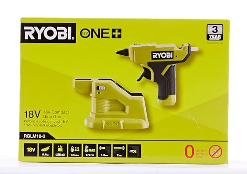 Ryobi RGLM18 Mini Hot Glue Gun 18V ONE+ Battery 170°C 7mm (Body Only)