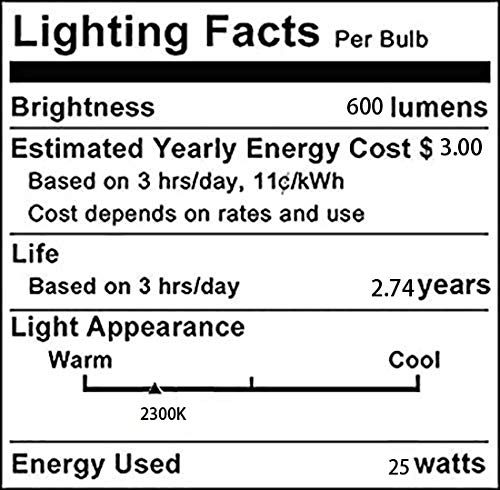 BesYouSel 25W Vintage Edison Bulbs T10/T30 Tubular Filament Bulb T185 Antique Long Incandescent Bulb 2300K Amber Glass E26 Medium Base 4 Pack