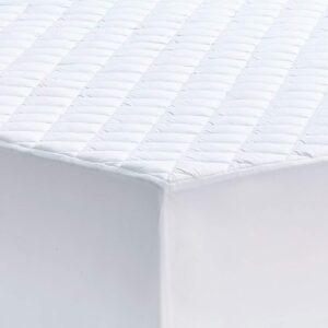 Truly Calm Home for Health - Silver Cool Collection - King Mattress Pad (78" x 80") - Antimicrobial Treatment, White