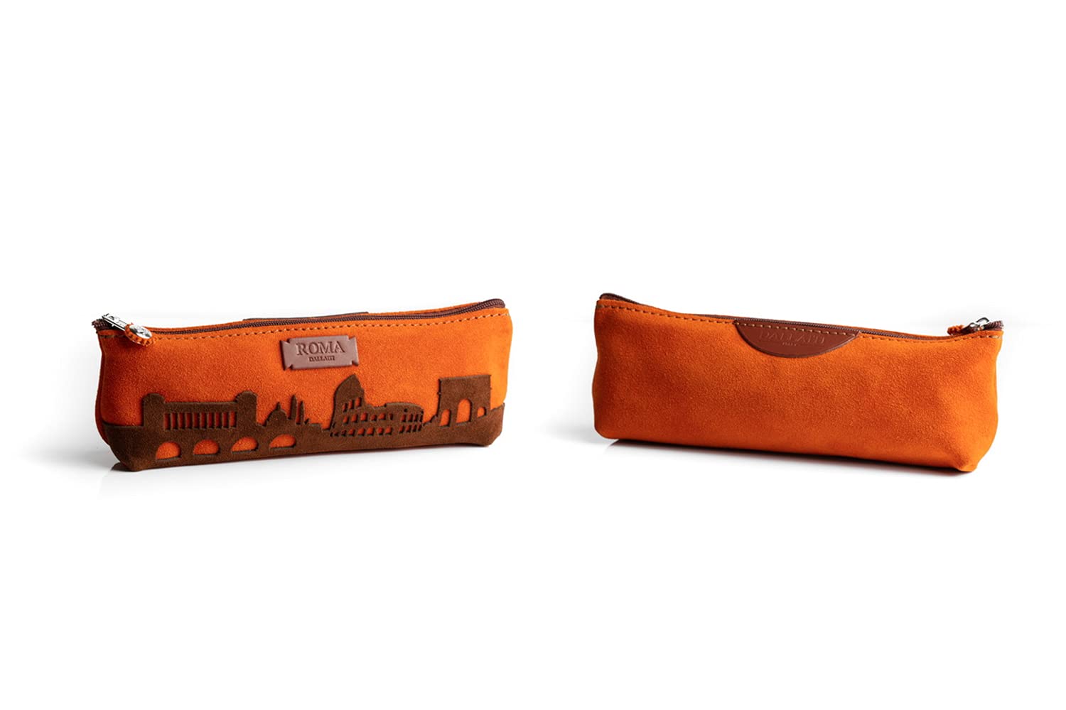 Dalaitti SCMR02/7 Pen Case, Leather, Roma, Orange