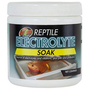 dbdpet bundle with zoomed reptile & amphibian electrolyte soak (16oz) - includes pro-tip guide - great for beardies, chameleons, and geckos after laying eggs!