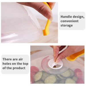 WLTK Professional Microwave Food Anti-Sputtering Cover with Handle Heat Resistant Lid for Microwave Food Dropshipping