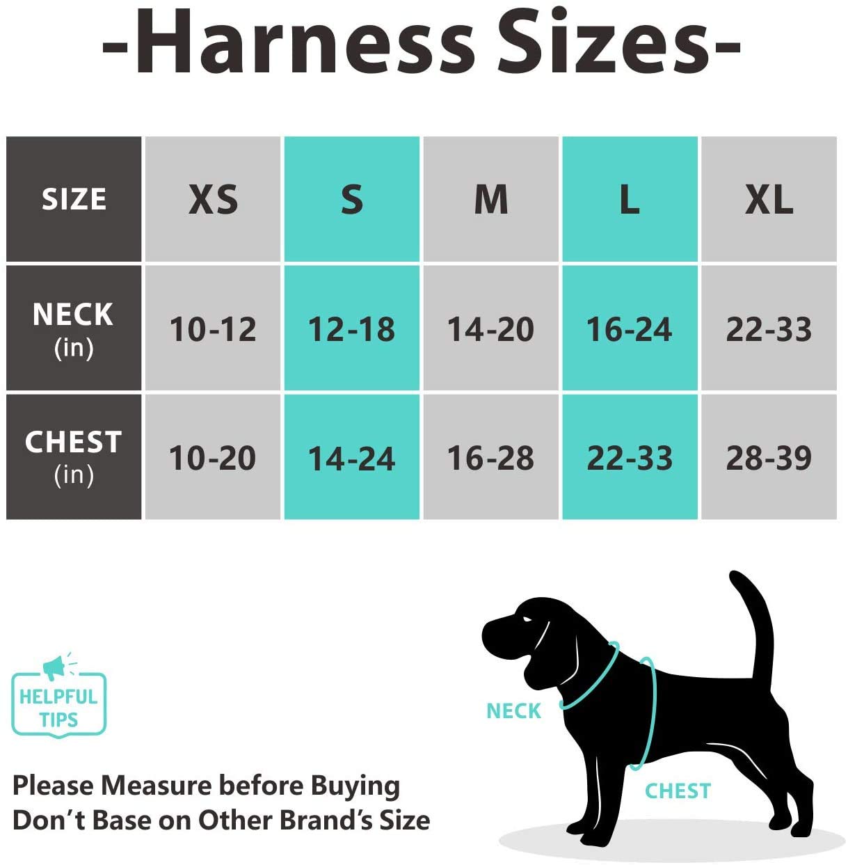 PoyPet No Pull Dog Harness, No Choke Reflective Dog Vest, Adjustable Pet Harnesses with Easy Control Padded Handle for Small Medium Large Dogs(Tumalo Teal,S)