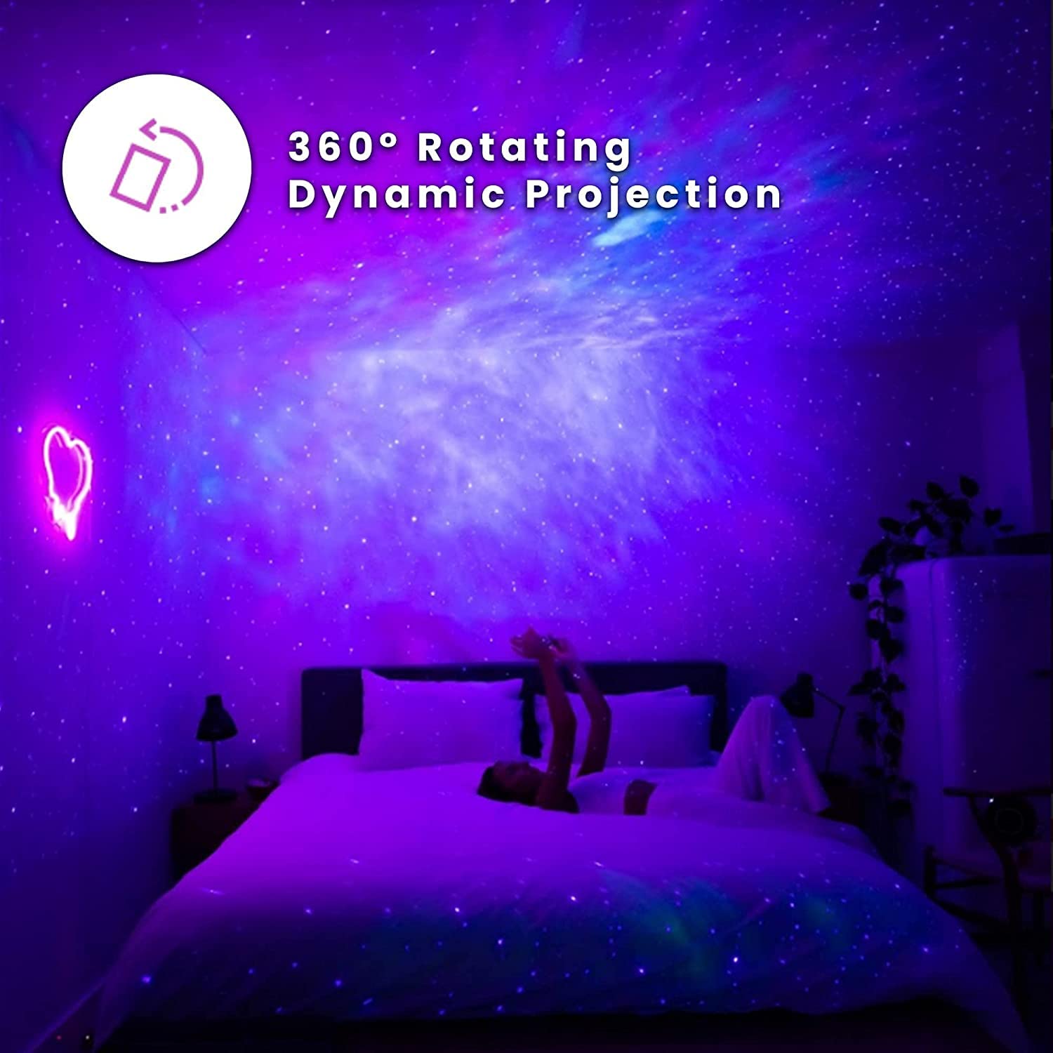 Galaxy Lamps The Authentic Galaxy Projector (Blue Stars) | LED Nebula Projector | Star Light Projector for Bedroom | Galaxy Gaming Lights | Star Projector Night Light | Light Projector for Relaxation