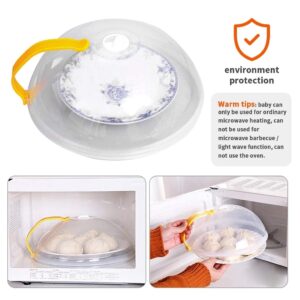 WLTK Professional Microwave Food Anti-Sputtering Cover with Handle Heat Resistant Lid for Microwave Food Dropshipping