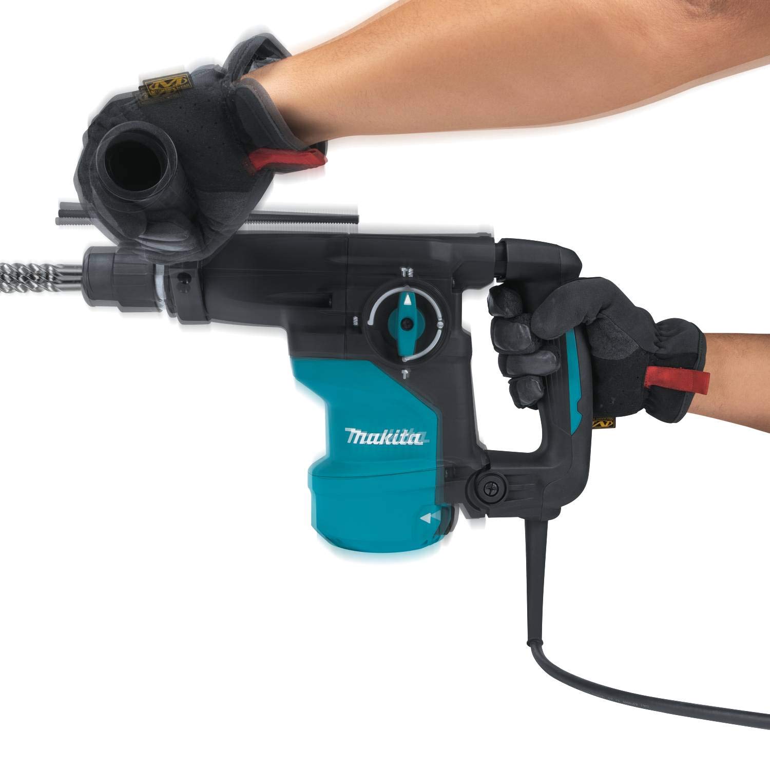 Makita HR3001CK 1-3/16'' Rotary Hammer, accepts SDS-PLUS bits (L-Shape)