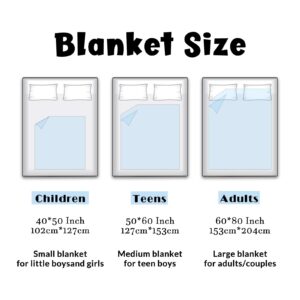 Soccer Blanket Warm Ultra-Soft Soccer Ball White and Black Throw Blankets 50X60 Inches Soccer Team Player Blankets Mom Gift for Girls Boys Kids Women Men