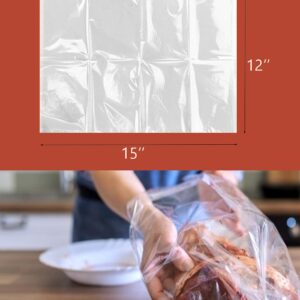 30Counts Cooking Roasting Bags Suitable Size (12 x 15 Inch) Oven for Chicken Meat Fish and Vegetable, PACK Counts