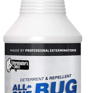 Exterminators Choice All-in-One Bug Spray and Peel and Stick Glue Traps | 32 Ounce and 10 Traps | Natural, Non-Toxic Formula | Safe Around Kids & Pets