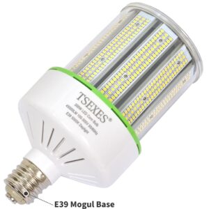 TSEXES 300W LED Corn Bulb, E39 Light Bulb Base,45000Lm 5000K,Replacement for 1000W HID,MH, HPS Parking lot High Bay Work Shop