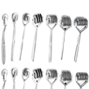 aaprotools set of 7 pcs diagnostic neurological wartenberg sensory pinwheel pin wheel 1, 2, 3, 4, 5, 7, 10 head