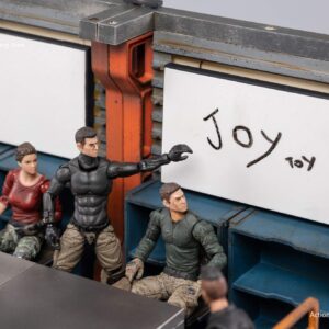 JOYTOY 1/18 Action Figures Building Mecha Depot Meeting Area Military Soldier for Scale Collection Model