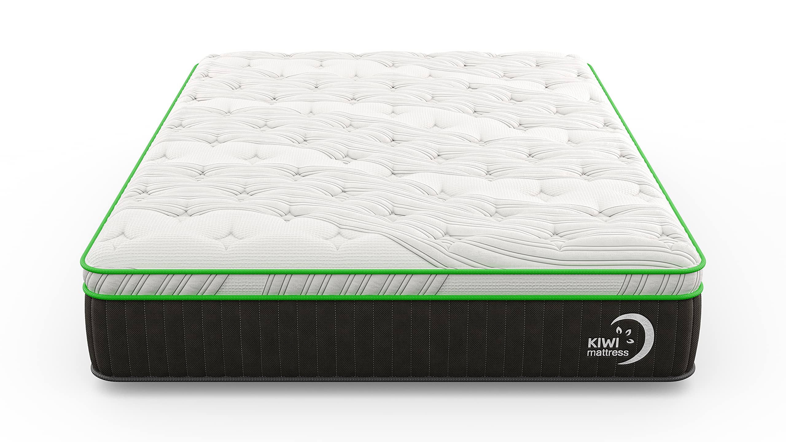 Kiwi Firm Twin Natural Mattress/ 12.5” Memory Foam Feel/Organic/Bed-in-a-Box/Made in USA