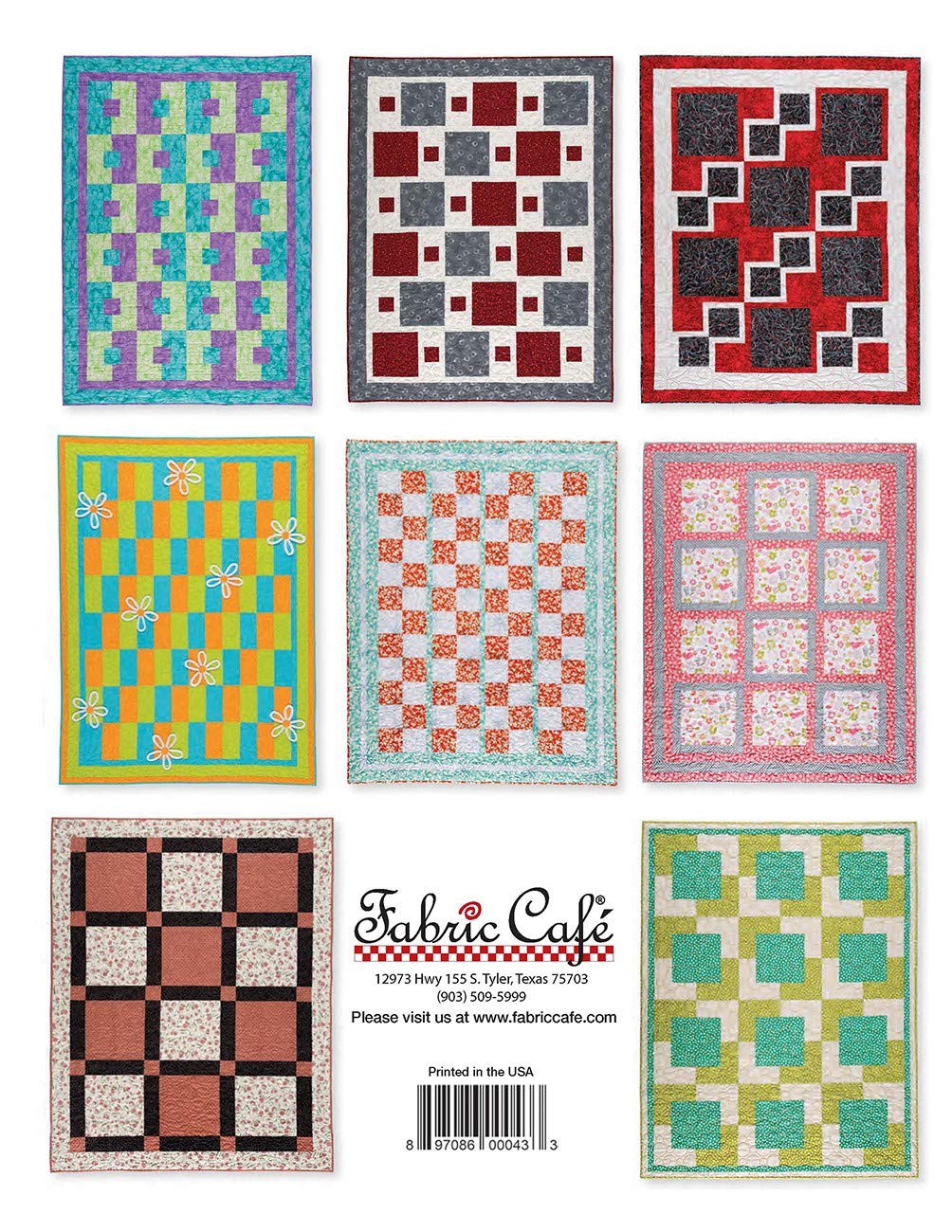 Fabric Cafe Easy Peasy 3-Yard Quilts