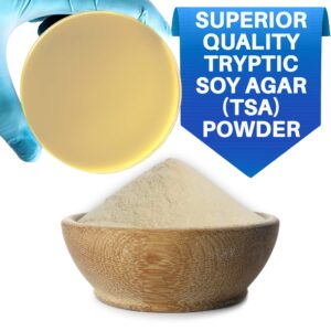 Tryptic Soy Agar Powder 100 Grams - Evviva Sciences - Make 100 to 125 Agar Petri Dishes - Excellent for Microbiology - Great for Science Projects