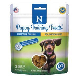 n-bone puppy training treats, 6oz, real chicken recipe, small