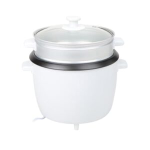 Tayama Rice Cooker with Steam Tray 8 Cups, White (RC-8R)