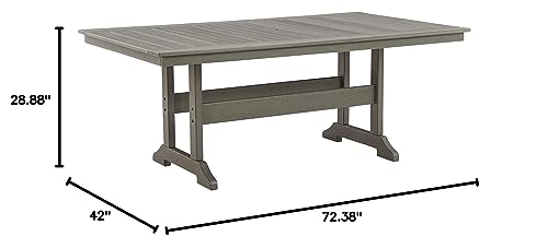 Signature Design by Ashley P802-625 Visola Dining Table, Gray