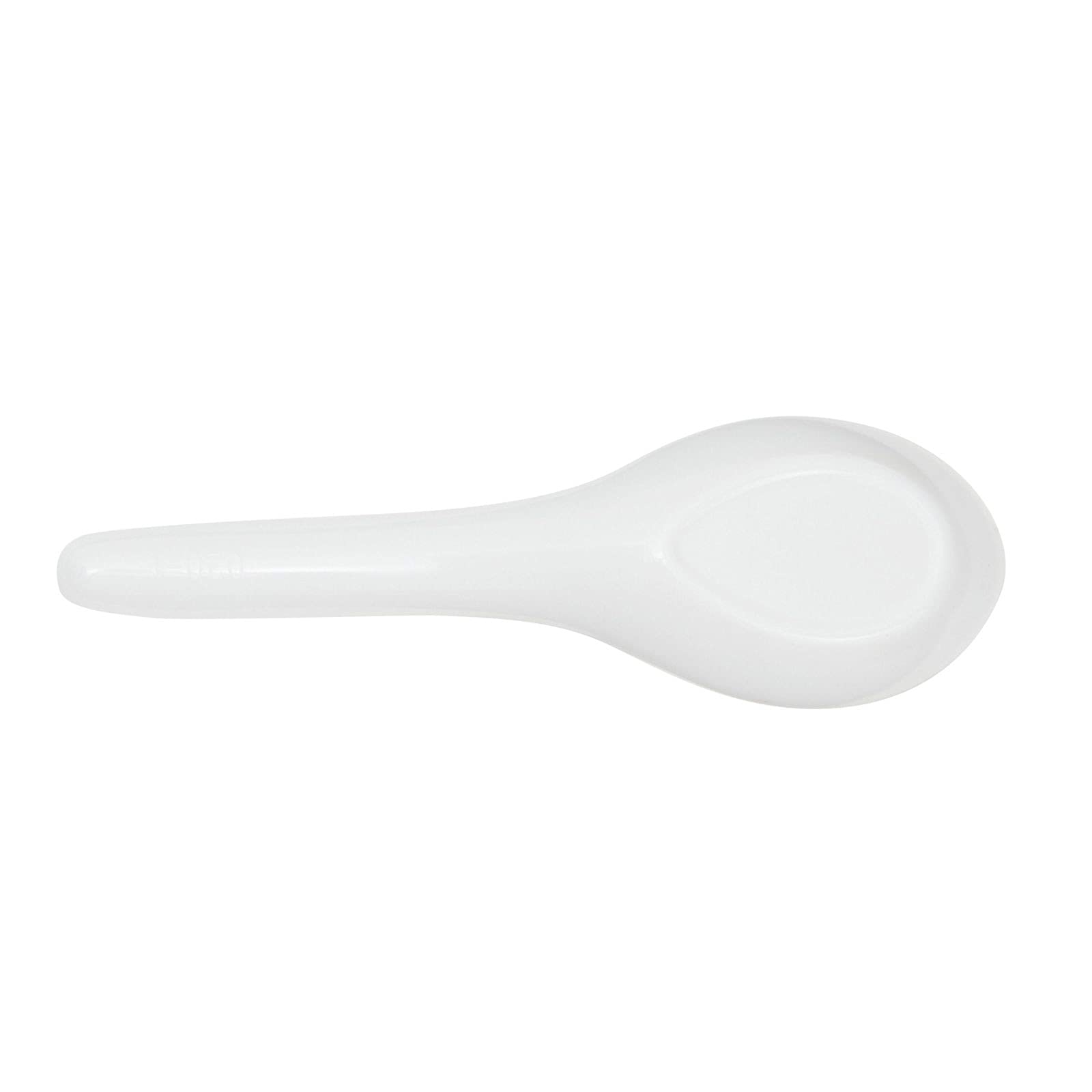 Melamine Rice Spoon for Noodles, Ramen, Miso Soup, Won Ton (1.5 x 5 In, 12 Pack)