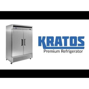 Kratos Commercial Refrigerator - Premium 2 Solid Doors Reach-in Refrigerator 54" W, 49 Cu Ft Stainless Steel (69K-888HC)