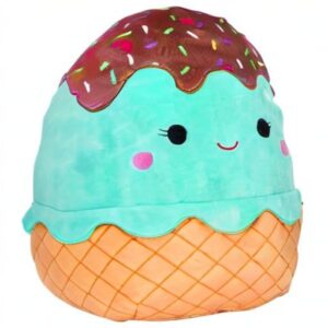 Squishmallow KellyToys - 12 Inch (30cm) - Maya The Mint Ice Cream - Super Soft Plush Toy Animal Pillow