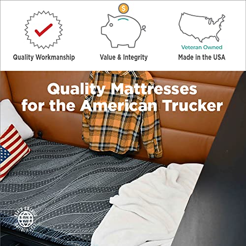 The Layover Dual Sided Economical Medium-Firm Truck Mattress, 80" x 34" x 5"