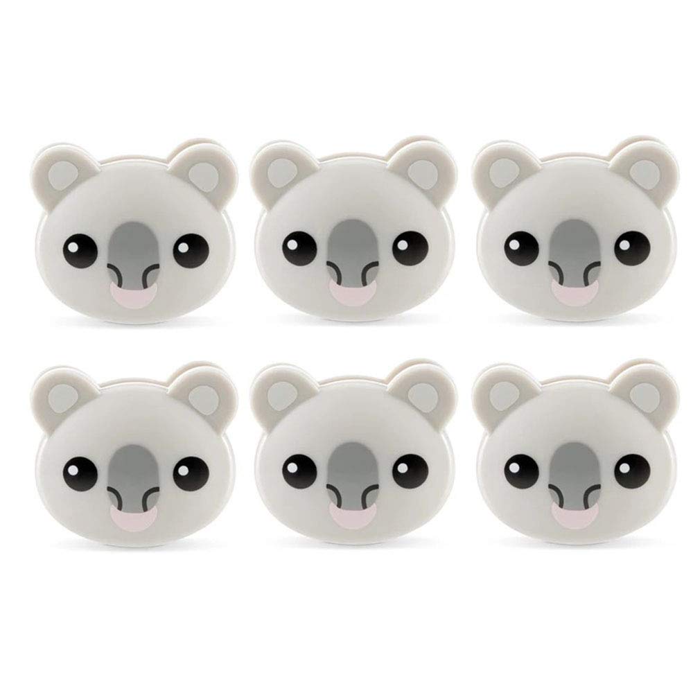 Kikkerland - Set of 6 Koala Shaped Bags Clips