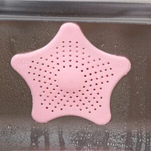 HLLMX, LLMX 4 PCS Starfish Hair Catcher Bathroom Drainage Net Kitchen Filter Cover Bathtub Drainage Net Hair Catcher Is Used To Prevent Blockage Of Kitchen And Bathroom Drainage Outlets